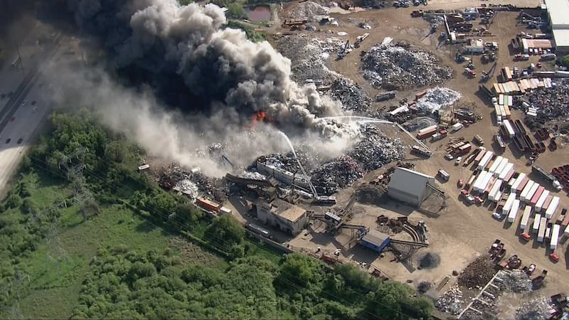 Fire Breaks Out at Brampton Scrap Yard - Ontario Chronicle